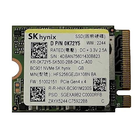 Disque Dur SK Hynix BC901 512GB SSD M 2 NVME Iminfo