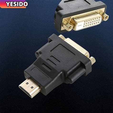 Gold Plated Na Interface HDMI Male To DVI 24 1 Pin Female DVI 24 1 Pin To HDMI Head Shopee