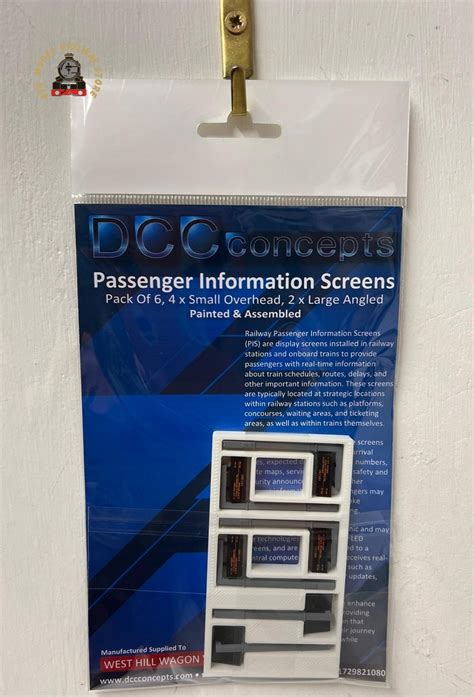 Dcc Concepts Dml Psp Oo Gauge Modern Passenger Departure Information Screens Agr Model Railway