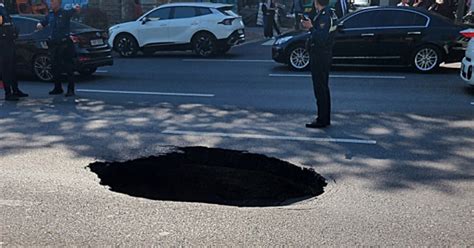 싱크홀 37가 굴착공사 부실 탓 국토부 위험구간 탐사·지도 제작