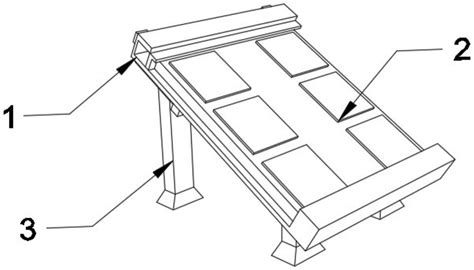 一种发电系统光伏板的安装结构的制作方法