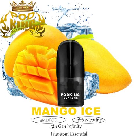 Legit Pod King Supreme Relx 5th Gen Infinity Phantom Mango Ice Single