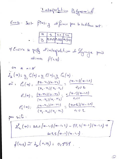 Interpolation Pdf