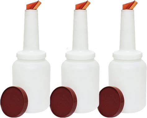 Truecraftware Set Of 3 Brown 2 Qt Pour And Store Fruit Juice And