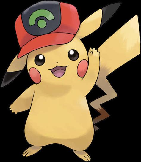 Download Pikachu With Trainer Hat