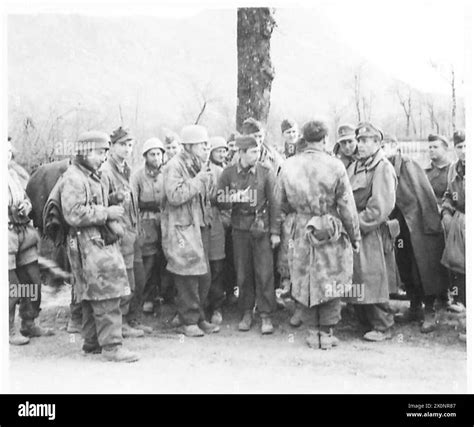 Fifth Army Cassino Frontparatroop Prisoners From Cassino Some Of