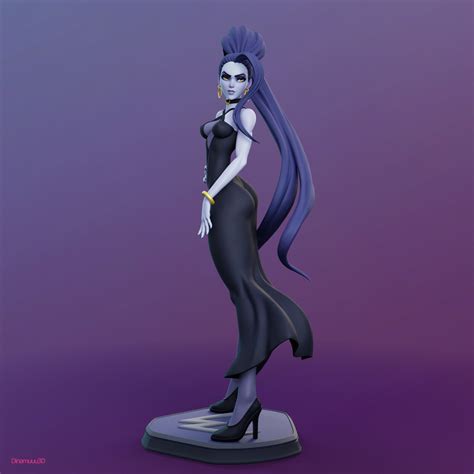 Widowmaker From Overwatch Stands Confidently In A Sleek Revealing Outfit Widowmaker From