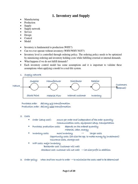 Inventory Optimization Model Pdf Inventory Mathematical Optimization