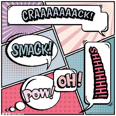 漫画对话框设计图 广告设计 广告设计 设计图库 昵图网