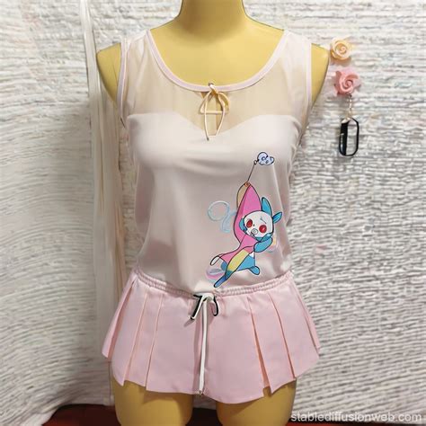 2d Character Illustration With Face Stable Diffusion Online