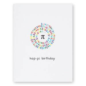 Pi Birthday Card Math Pun Number Card Happi Birthday Pi Day