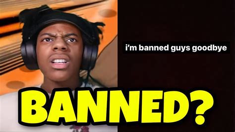 Ishowspeed Got Banned From Youtube Youtube
