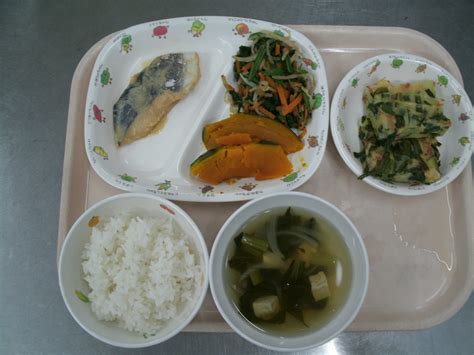 12 10月 2022 岡北学園 今日の給食