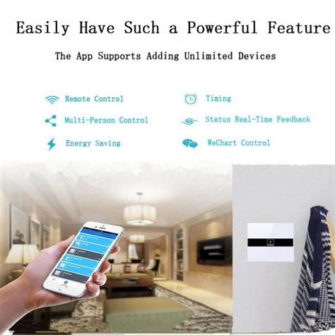 Smart Light Switch Home Automation Module Wifi Wir Vicedeal
