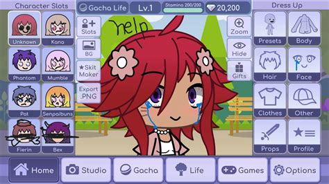 Gacha Life Blinking Tutorial My Style Youtube