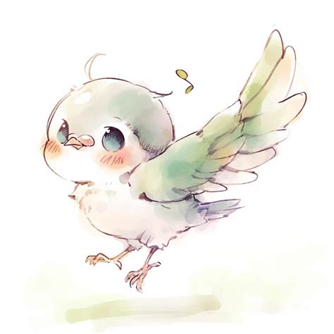 おしゃれ飛んでる鳥のはばたき｜イラスト・フリー素材なら「シンテリ」