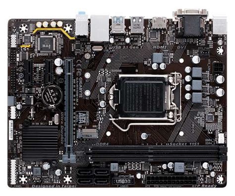 Placa Mãe LGA GA H M M Chipset H Gigabyte Glacon Informática