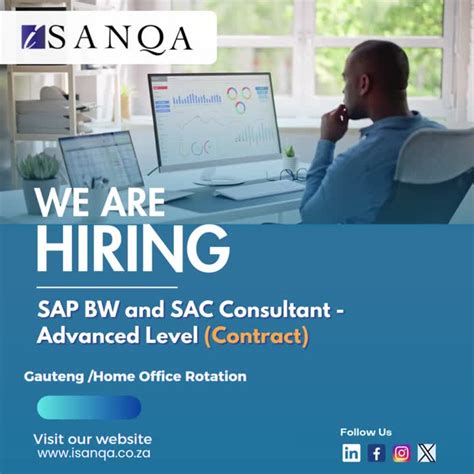 Isanqa Resourcing On Linkedin Isanqa Isanqajobs Sapbw