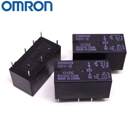 Omron Relay 10db G5v 2 5vdc 12vdc 24vdc G5v 1 G5v 2 G5v 2 H1 5v 12v 24v