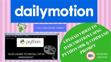 How To Upload Video On Dailymotion Using Python Sdk ~worlds No1 Exposed Trick Youtube