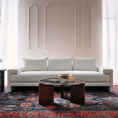 Camden 101 White Performance Fabric Sofa Reviews Cb2