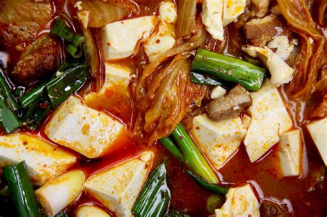 Kimchi Jjigae Aged Kimchi Stew Recipe