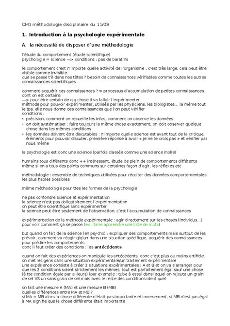 CM méthodologie disciplianire 11 09 CM1 méthodologie disciplinaire du