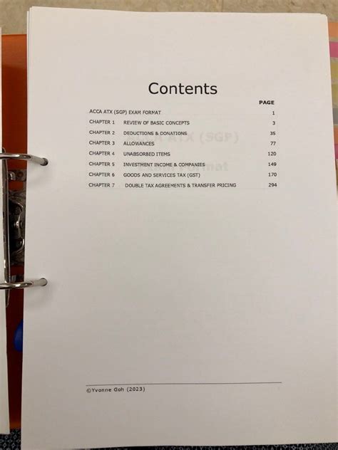 Lsbf Acca Atx Sgp 2023 Lecture Notes Book 1 And 2 Hobbies And Toys