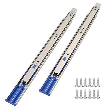 10 Pairs Of 20 Inch Soft Close Drawer Slides 100 Lb Capacity Full Extension Side Mount Drawer