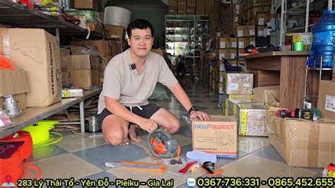 Máy Cưa Xích Mini Tay Cụt Newwest 257 Siêu Nhỏ Siêu Nhẹ Siêu Gọn Anh Em Cắt Tỉa Vườn Là