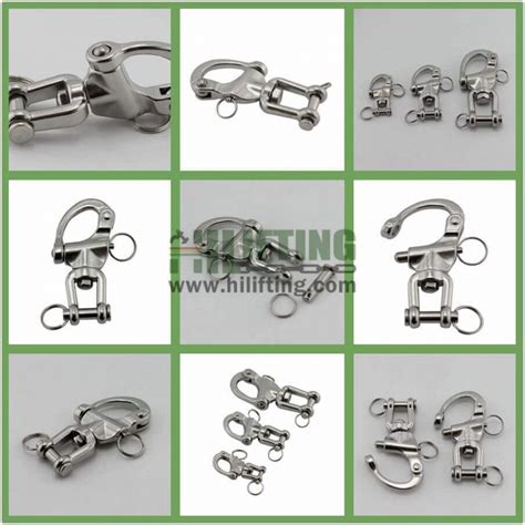 Stainless Steel Swivel Jaw Snap Shackle Factory Hilifting