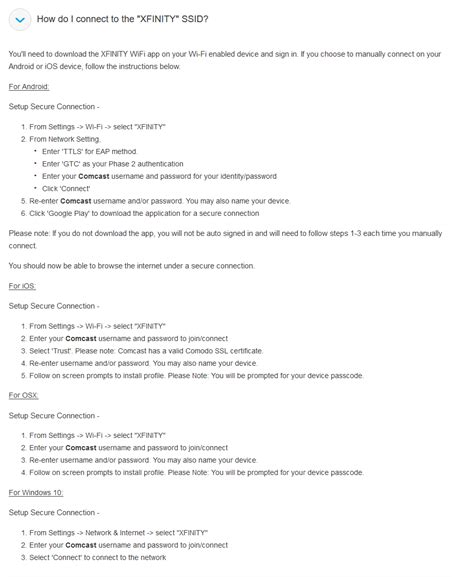 Having Issues Connecting To Xfinity Hotspot I Have Xfinity Mobile I