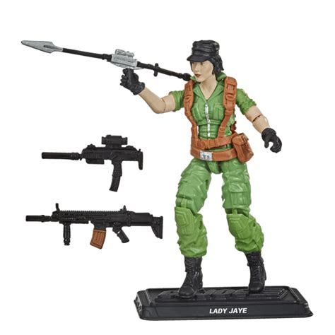 Gi Joe Retro Lady Jaye 375 Inch Collectible Figure With Accessories