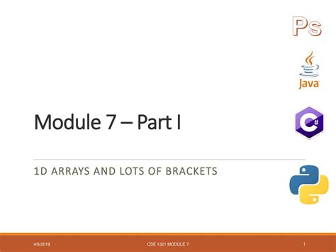 1d Arrays And Lots Of Brackets Ppt Download