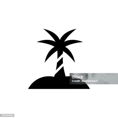 海島圖示向量符號和符號在白色背景上被隔離 海島標誌概念向量圖形及更多傘圖片 傘 冰 商標 Istock