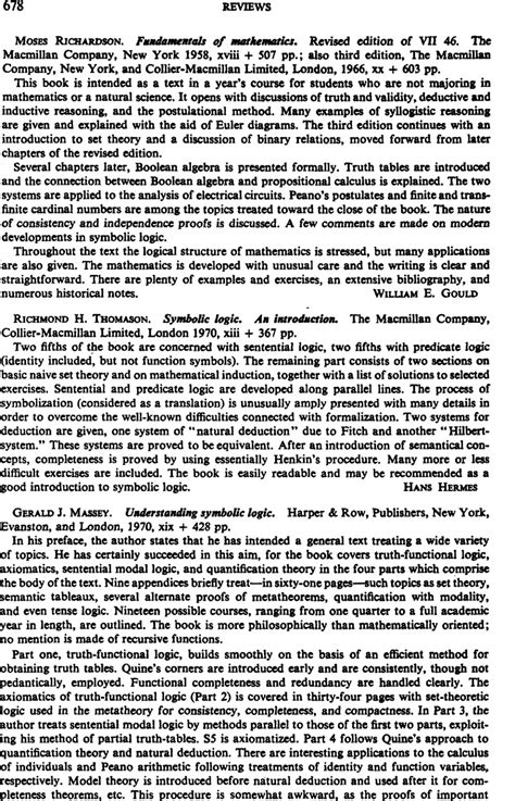 Gerald J Massey Understanding Symbolic Logic Harper And Row Publishers New York Evanston