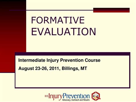 PPT FORMATIVE EVALUATION PowerPoint Presentation Free Download ID