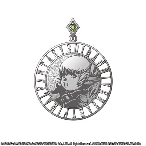 Dissidia Final Fantasy Silver Coin Pendant Shantotto Square Enix Store