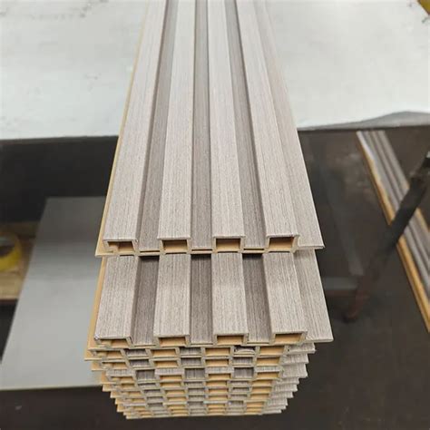 3d Design Indoor Waterproof Composite Fluted Wpc Wall Panel Great Wall