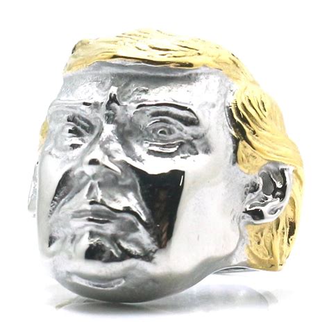 Madeinsea© Stainless Steel President Donald Trump Classic Ring