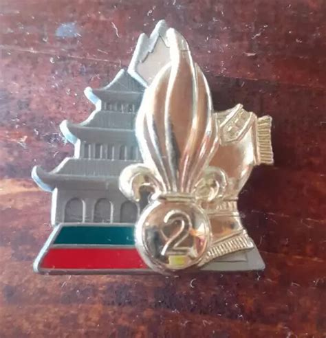 LÉGION ETRANGÈRE INSIGNE 2 REG Régiment Etranger Génie Pioniertruppe