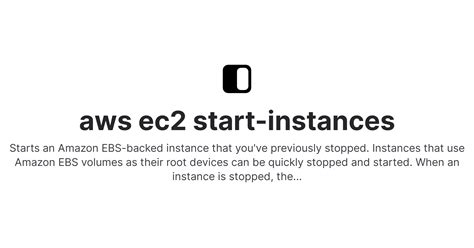 Aws Ec2 Start Instances Fig