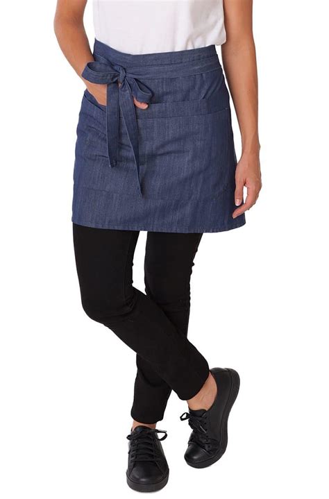 Dennys Denim Waist Apron With Pocket Dp37dnm Workwear Supermarket