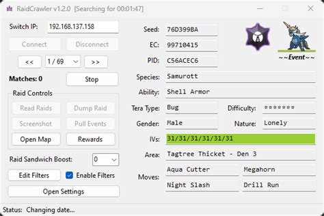 Github Legofigure11raidcrawler Raid Viewer For Pokémon Scarlet And