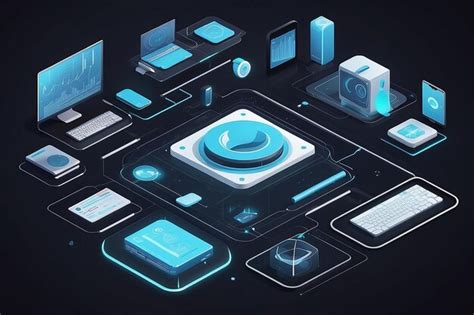 Premium Photo Processing Concept Illustration