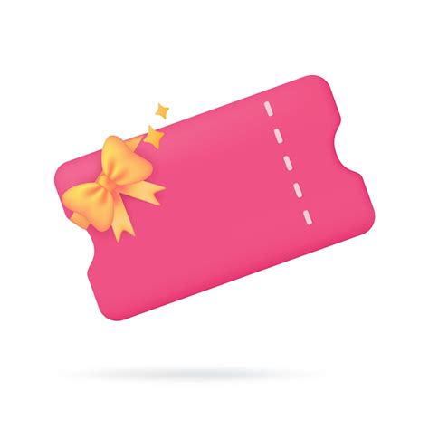 쿠폰 3d 이미지 Freepik에서 무료 다운로드