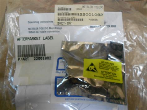 New Mettler Toledo Multirange Idnet Id7 Scale Balance Connection W