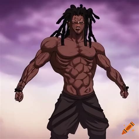 Tall Black Man Cartoon