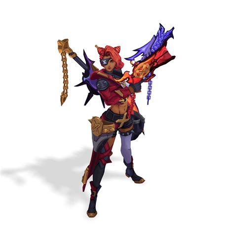 Stl File Soul Fighter Samira League Of Legends 3d Print Model 🎲 ・model