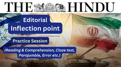 04 October 2024 The Hindu Editorial Practice Exercise Inflection